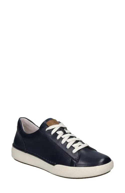 Josef Seibel Claire Leather Sneaker - Indigo