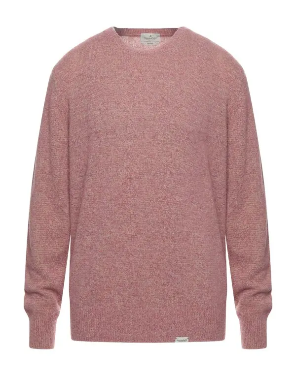 BROOKSFIELD Sweater In Virgin Wool And Polyamide - Purple