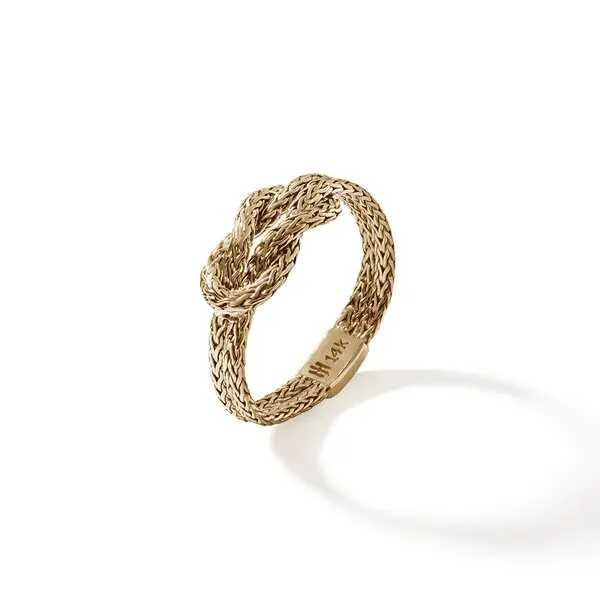 John Hardy Love Knot Ring 3.6mm - Gold