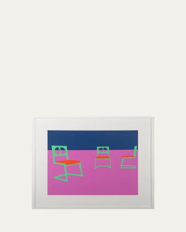 RFA FINE ART Study Of Chairs 2" Print Wall Art Michael Wolk - Multi