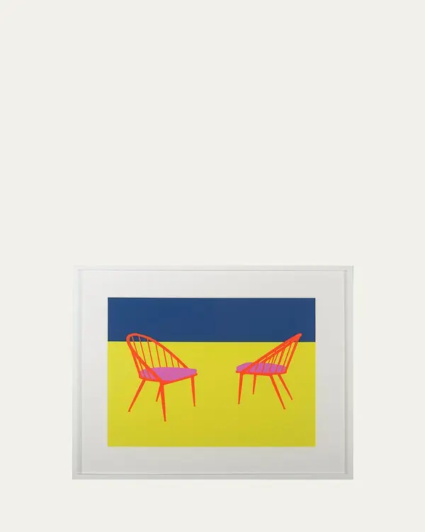 RFA FINE ART Study Of Chairs 1" Print Wall Art Michael Wolk - Multi
