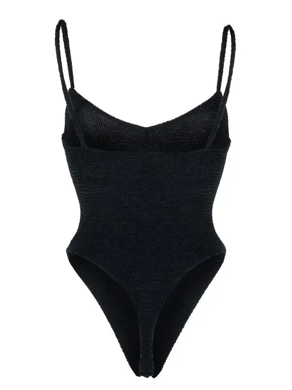 Dsquared2 Textured Logo-embroidered Swimsuit
