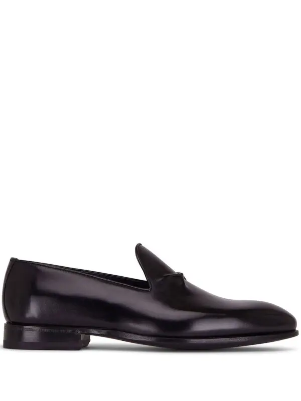 Bontoni Embossed Leather Loafers