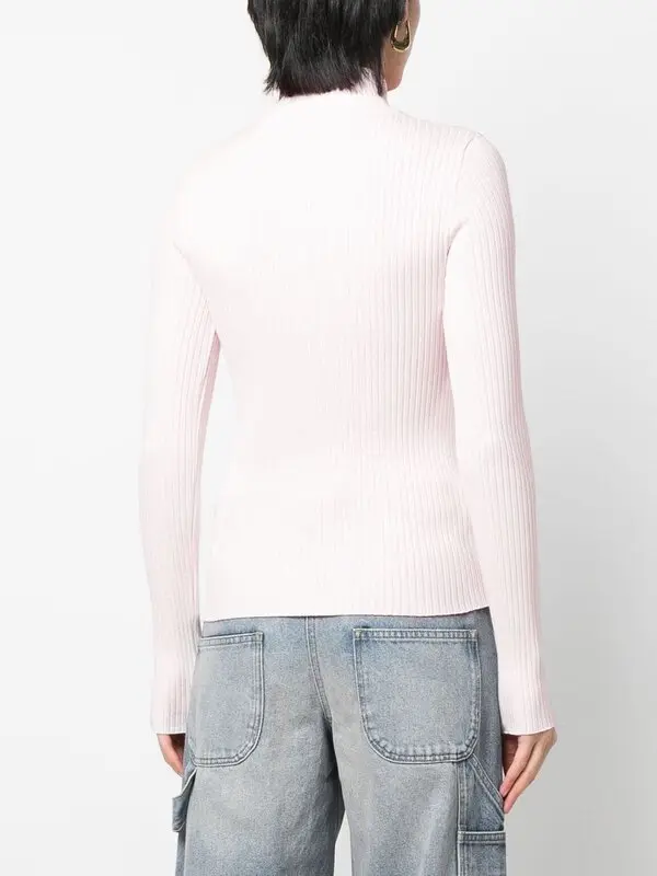 COURREGES Reedition Ribbed Sweater - Pink