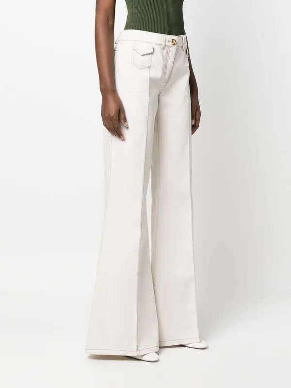 Giambattista Valli Wide-leg Flared Trousers