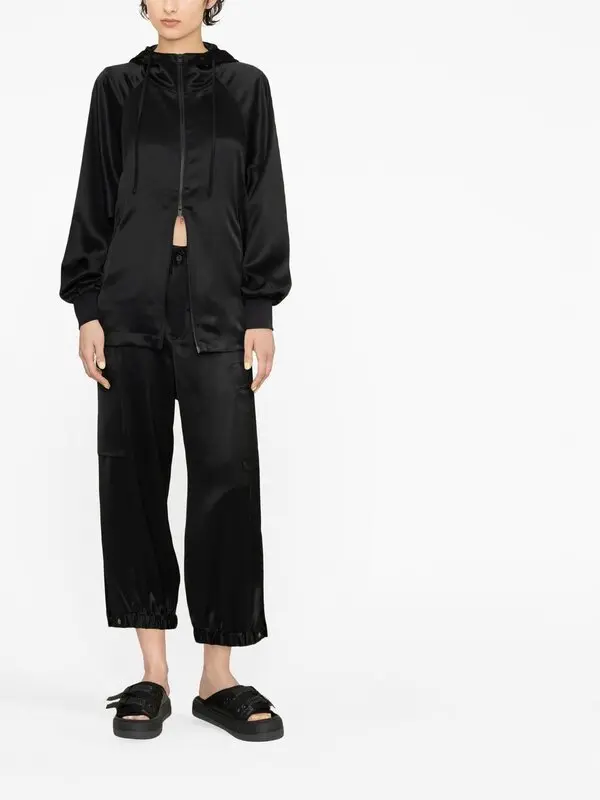 Y3 Zip-fastening Hooded Jacket
