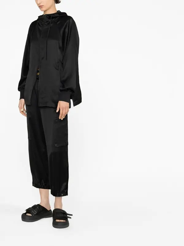 Y3 Zip-fastening Hooded Jacket