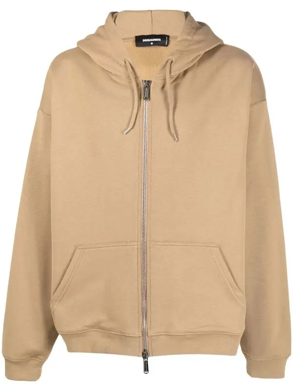 Dsquared2 Drawstring-hooded Zipped Jacket