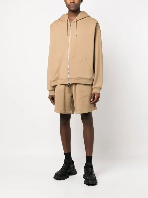 Dsquared2 Drawstring-hooded Zipped Jacket