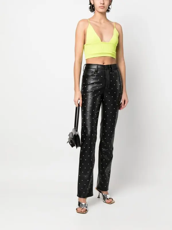 Dsquared2 Ribbed-knit Bralette Top
