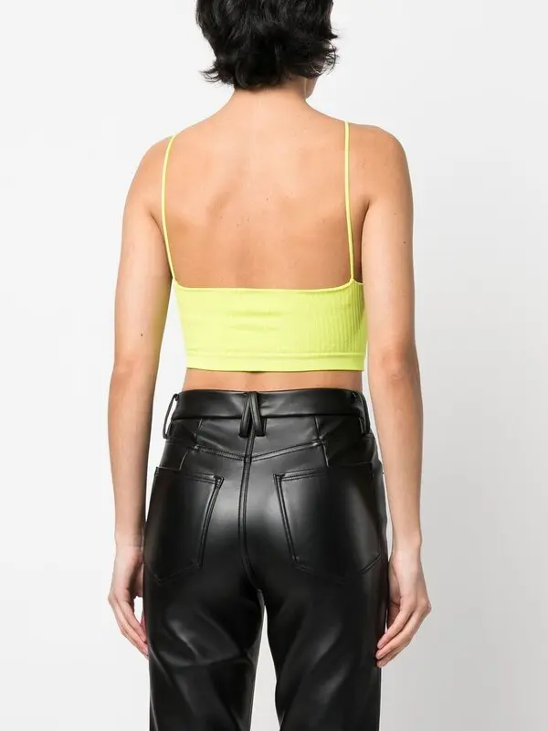 Dsquared2 Ribbed-knit Bralette Top