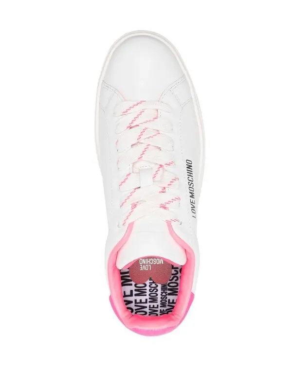 Moschino Low-top Leather Sneakers