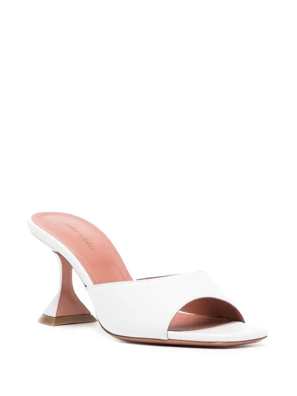 Amina Muaddi Lupita Sandals - White