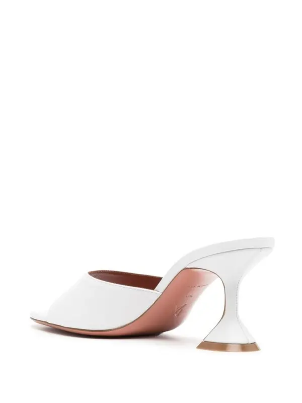 Amina Muaddi Lupita Sandals - White