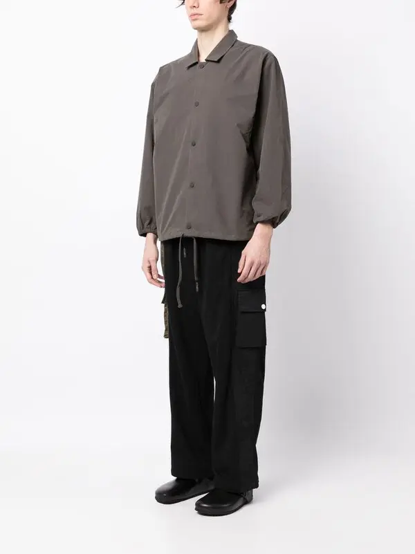 Fear Of God Charcoal Grey Cotton Blend Bomber Jacket - Green