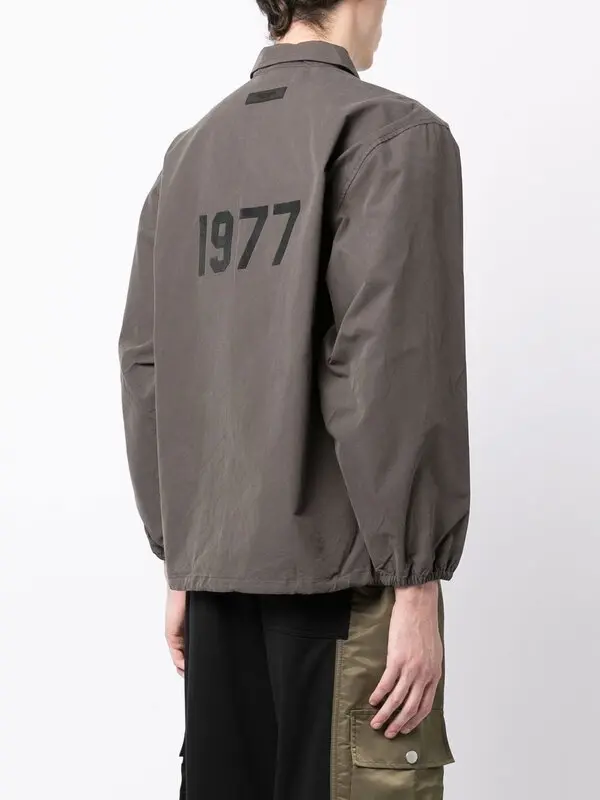 Fear Of God Charcoal Grey Cotton Blend Bomber Jacket - Green