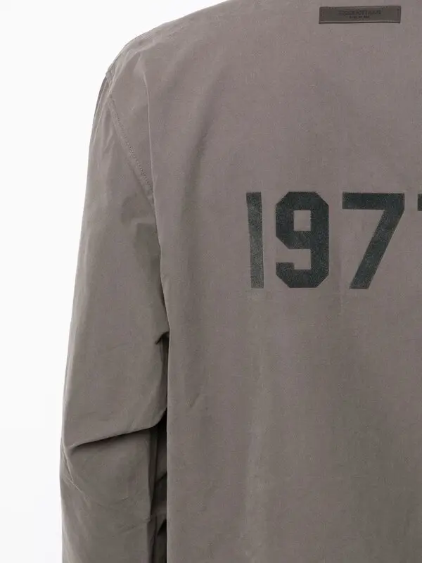 Fear Of God Charcoal Grey Cotton Blend Bomber Jacket - Green