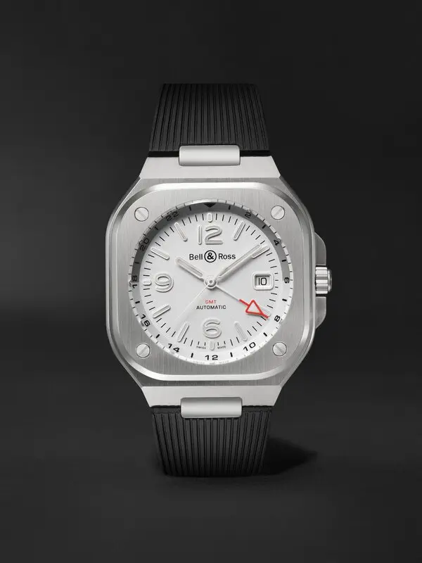 BELL & ROSS Br 05 Automatic Gmt 41mm Watch - White