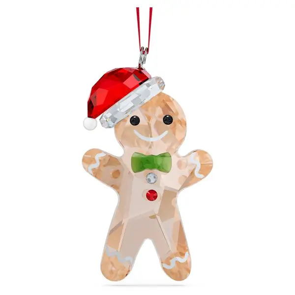 SWAROVSKI Holiday Cheers Gingerbread Ornament - Gold Tone
