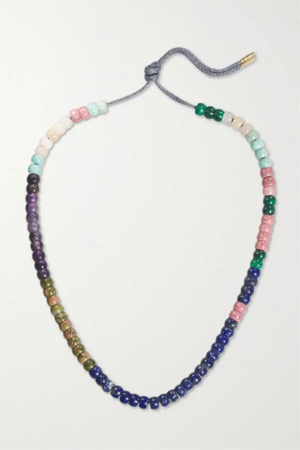 Carolina Bucci Forte Beads Cartagena Multi-stone Necklace - Blue
