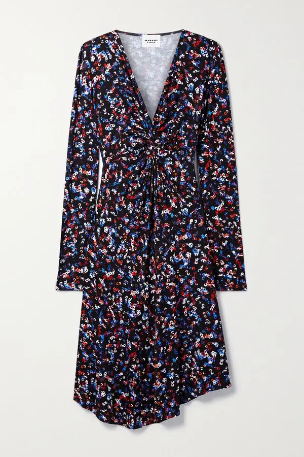 floral twist front stretch jersey dress Lauren Ralph Lauren, Women's, Floral Twist-Front Stretc