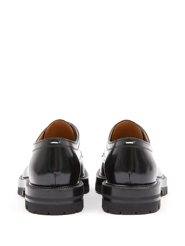 MAISON MARGIELA Tabi Leather Derby Shoes - Black