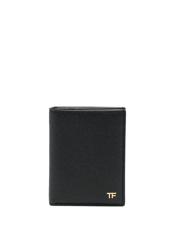 TOM FORD Monogram Leather Wallet - Black