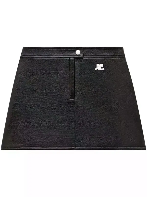 COURREGES Re-edition Mini Skirt - Black