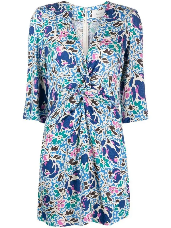 Ba&sh Orika Abstract-print Mini Dress