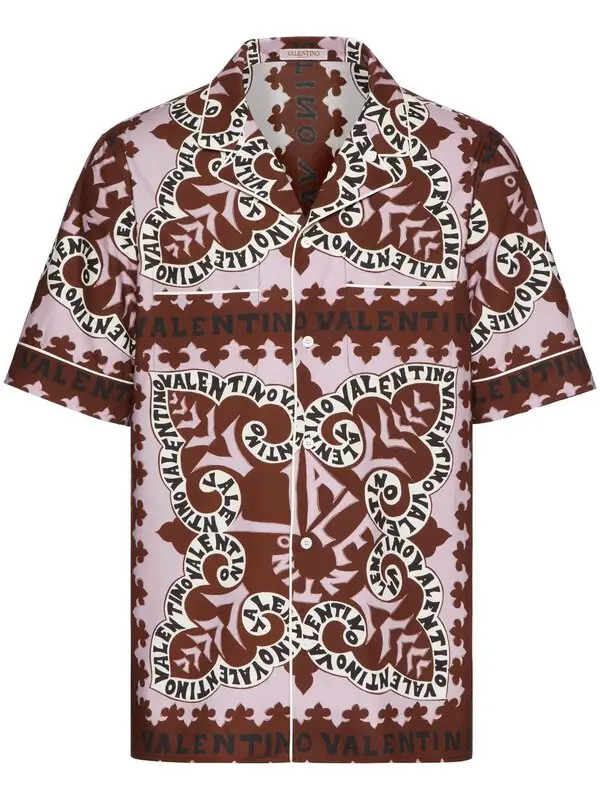 Valentino Garavani Short-sleeve Cotton Shirt