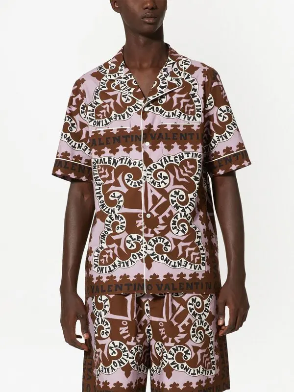 Valentino Garavani Short-sleeve Cotton Shirt