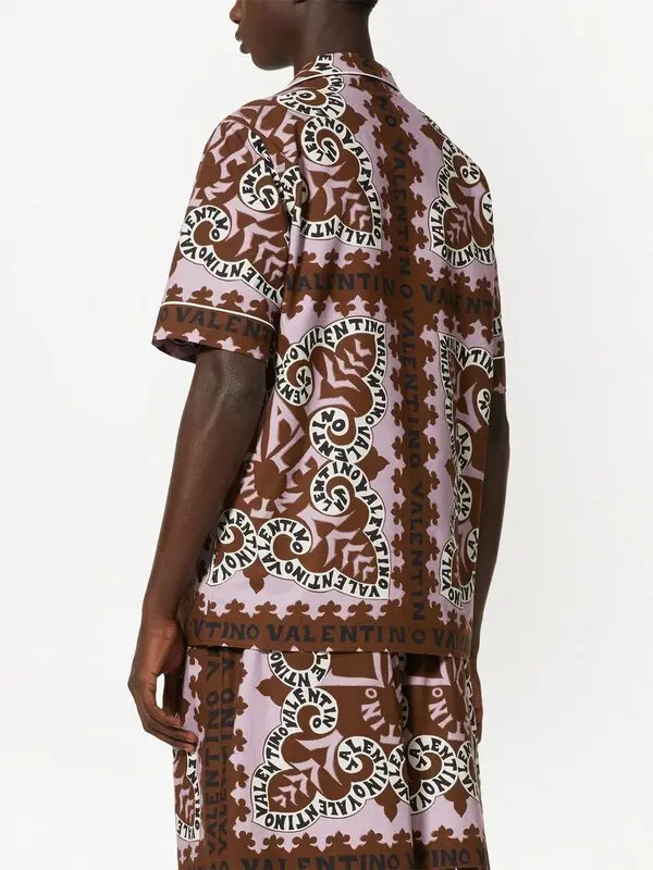 Valentino Garavani Short-sleeve Cotton Shirt