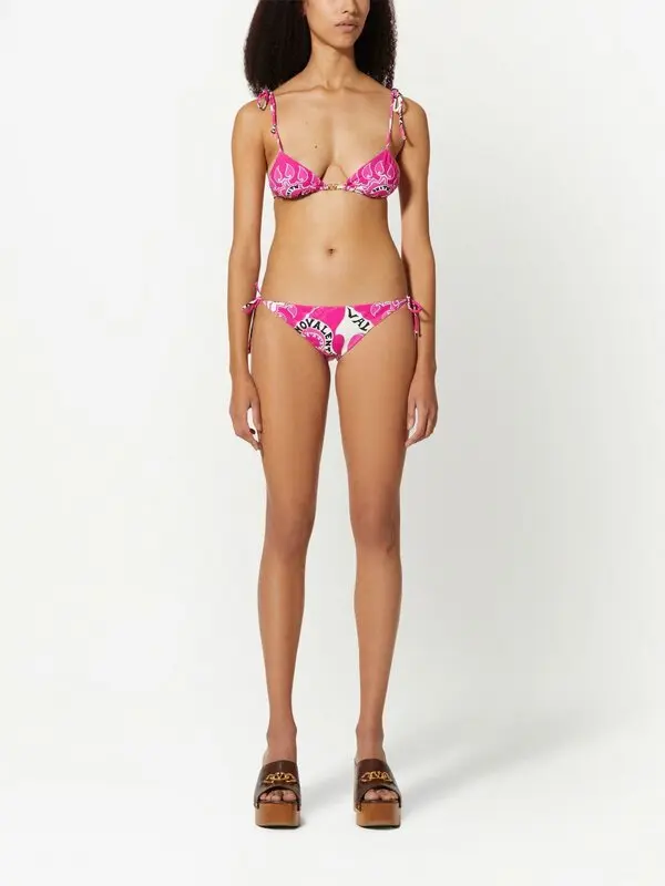 Valentino Garavani Archive Manifesto Bikini Set