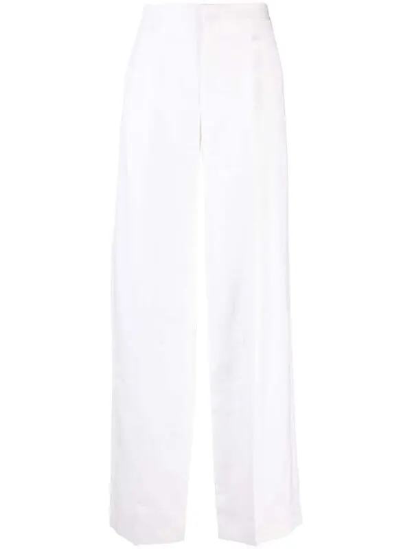 Chloé Wide-leg Linen Trousers