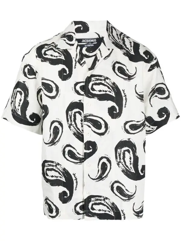 Jacquemus La Chemise Jean Paisley-print Shirt