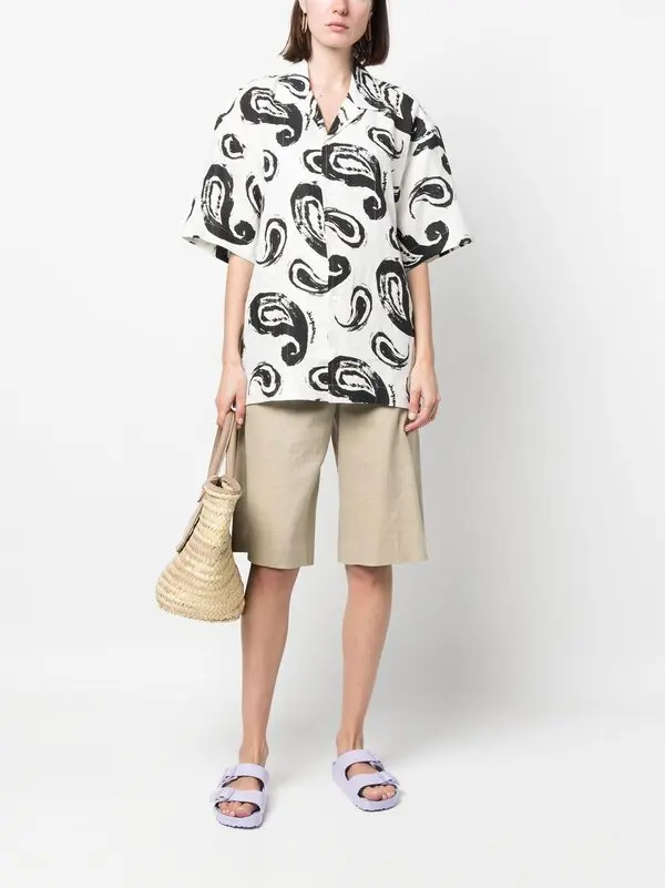 Jacquemus La Chemise Jean Paisley-print Shirt