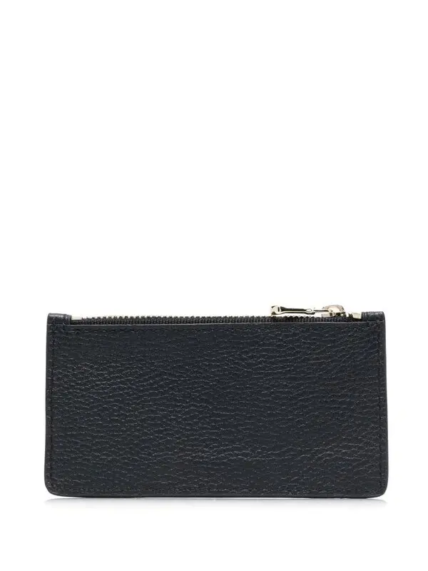 Patrizia Pepe Logo-plaque Zip-up Purse - Black
