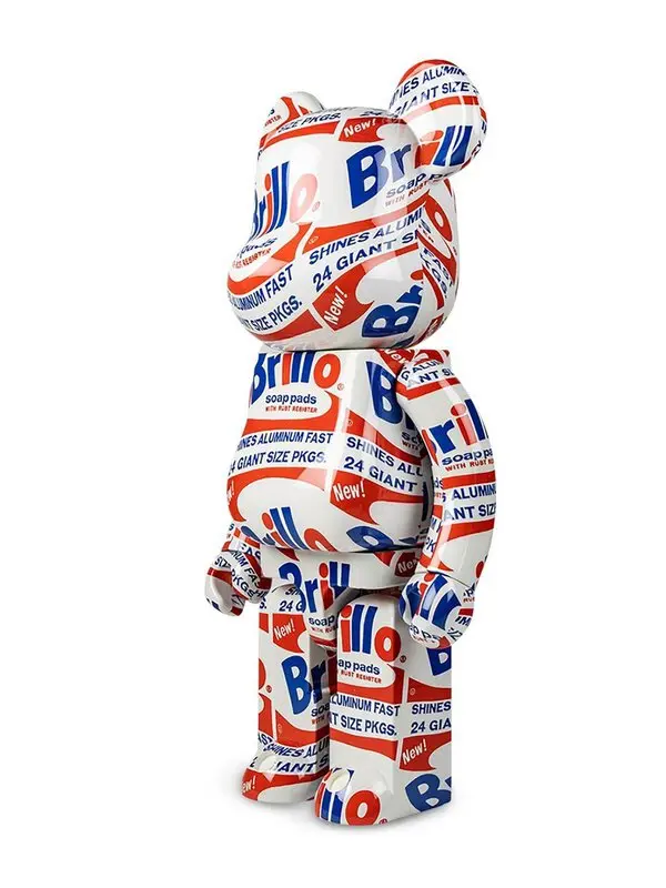 MEDICOM TOY X Andy Warhol Brillo Be@rbrick 1000% Figure