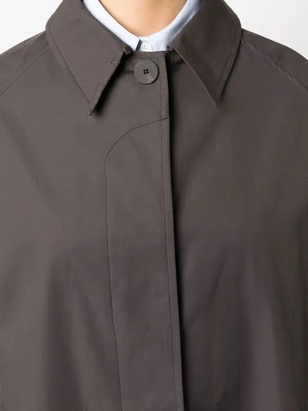 Studio Nicholson Holin Buttoned Raincoat - Brown