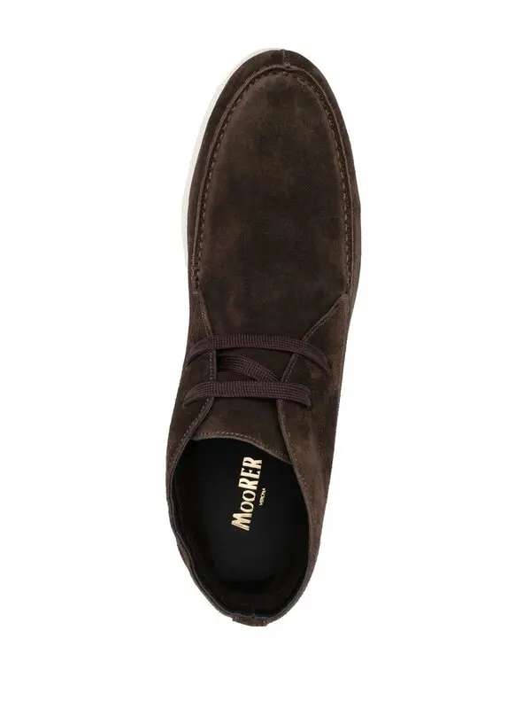 MOORER Bruschi Ankle Boots - Brown