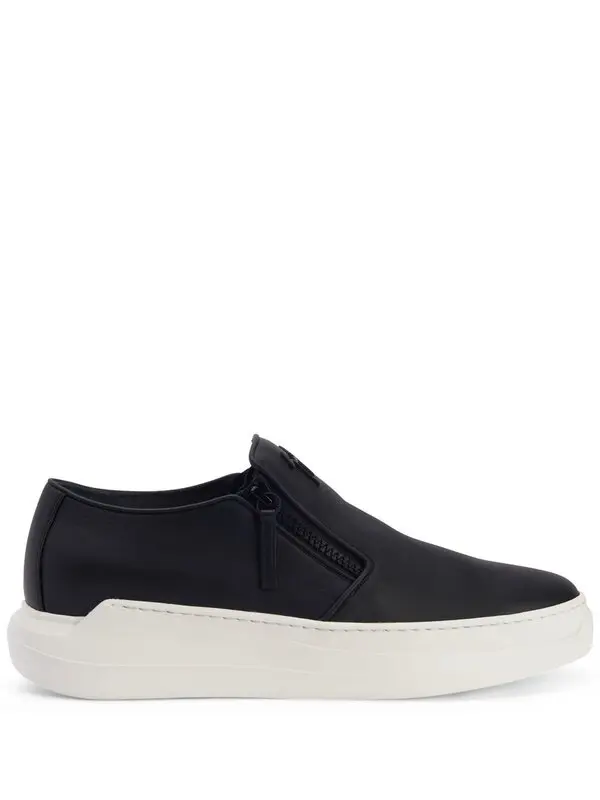 GIUSEPPE ZANOTTI Conley Zip Sneakers - Black