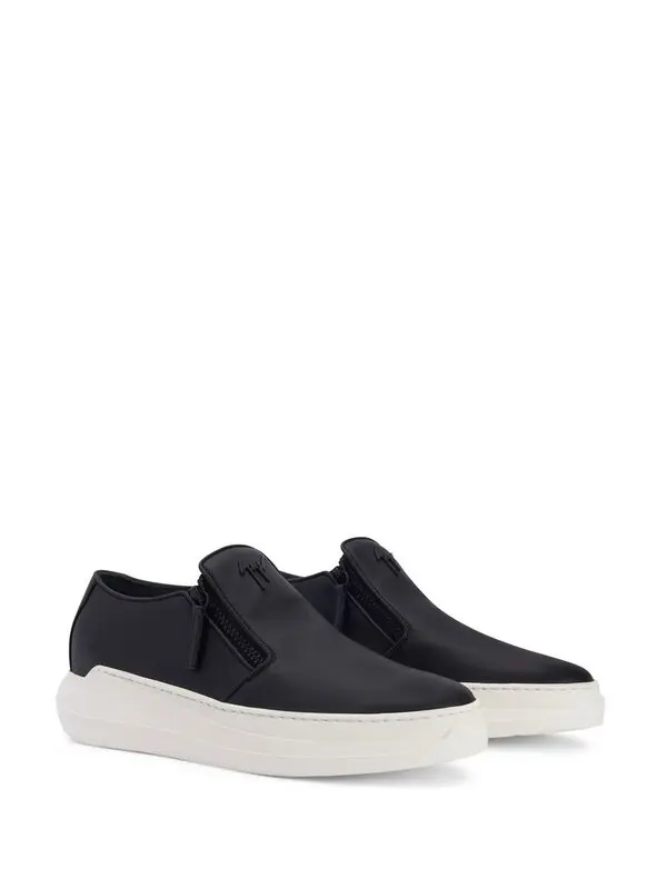 GIUSEPPE ZANOTTI Conley Zip Sneakers - Black