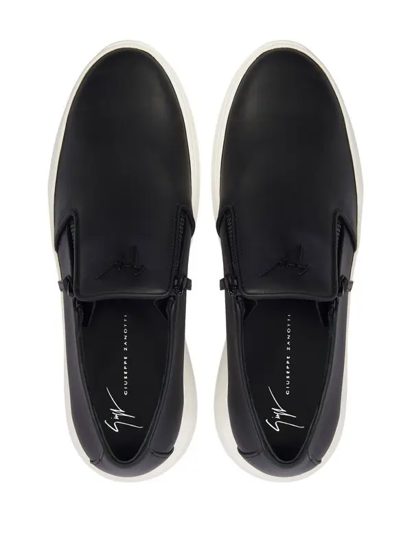 GIUSEPPE ZANOTTI Conley Zip Sneakers - Black