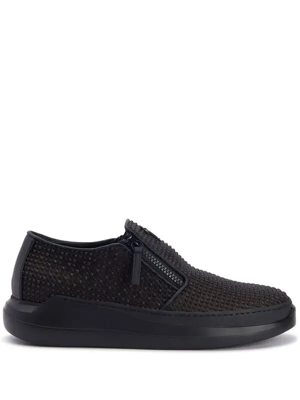 GIUSEPPE ZANOTTI Conley Zip Sneakers - Brown