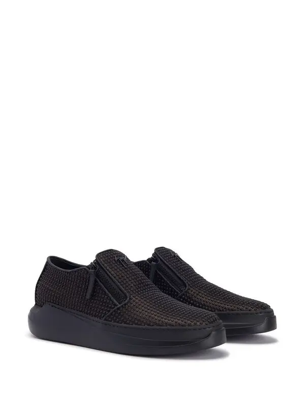 GIUSEPPE ZANOTTI Conley Zip Sneakers - Brown