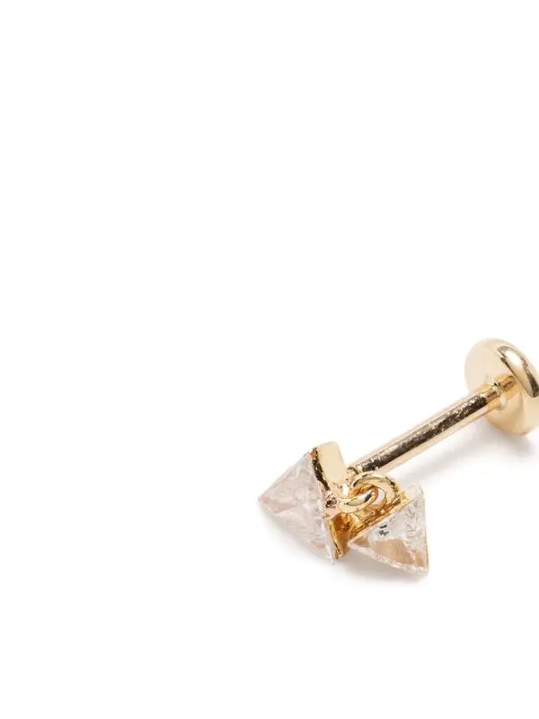 MARIA TASH Triangle Diamond Drop Earring