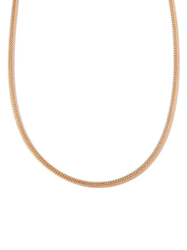 MARIE LICHTENBERG 18kt Rose Indian Chain Necklace - Gold