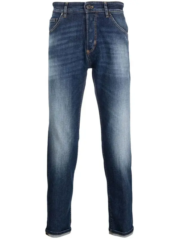 PT TORINO Mid-rise Slim-fit Jeans - Blue