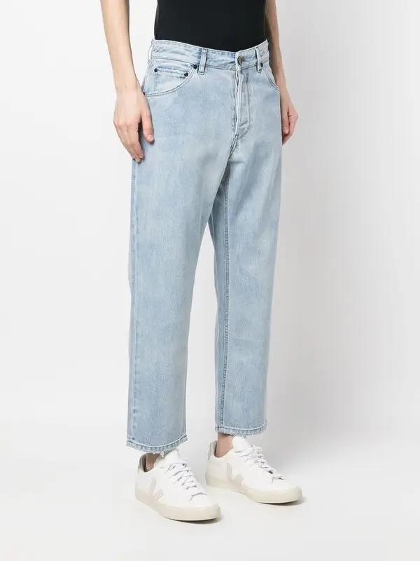 PT TORINO Mid-rise Straight-leg Jeans - Blue