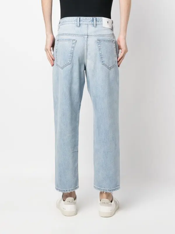 PT TORINO Mid-rise Straight-leg Jeans - Blue